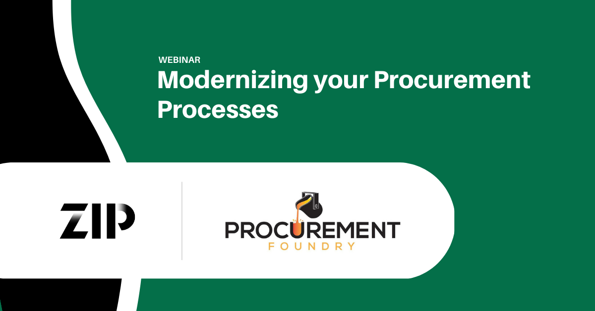 Modernizing your Procurement Processes - Webinar Modernizing your Procurement Processes - Webinar